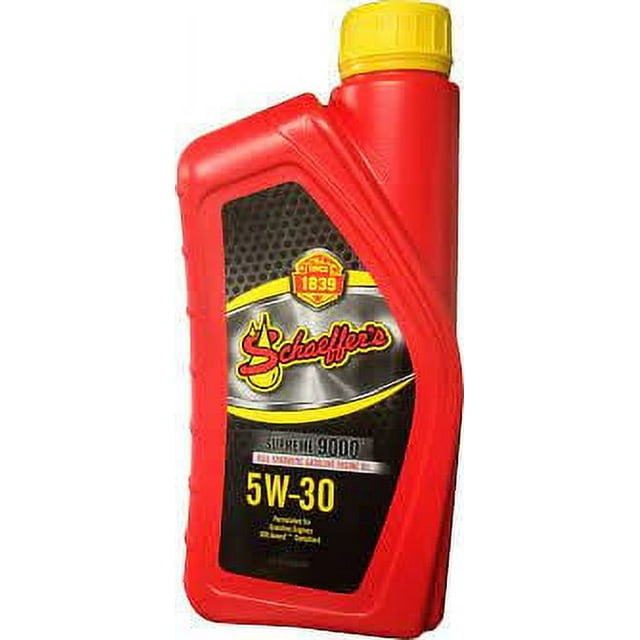 Schaeffer Mfg. Supreme 9000 5W-30 Full Synthetic Gasoline Engine Oil, 1 ...