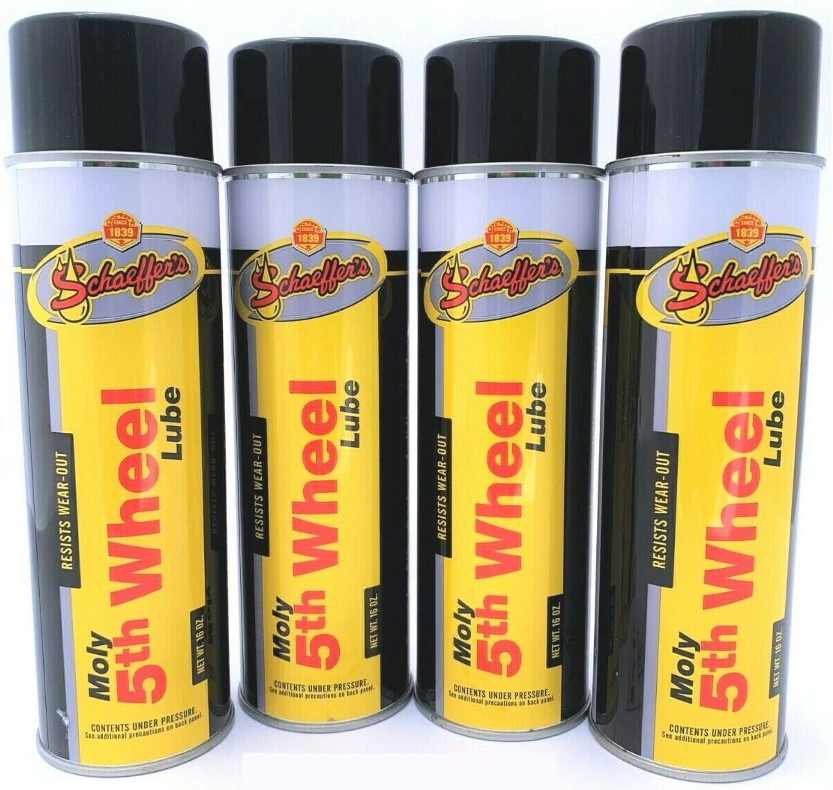 Schaeffer's 202-4 PACK Moly 5th Wheel Lube - 16oz aerosol can - Walmart.com
