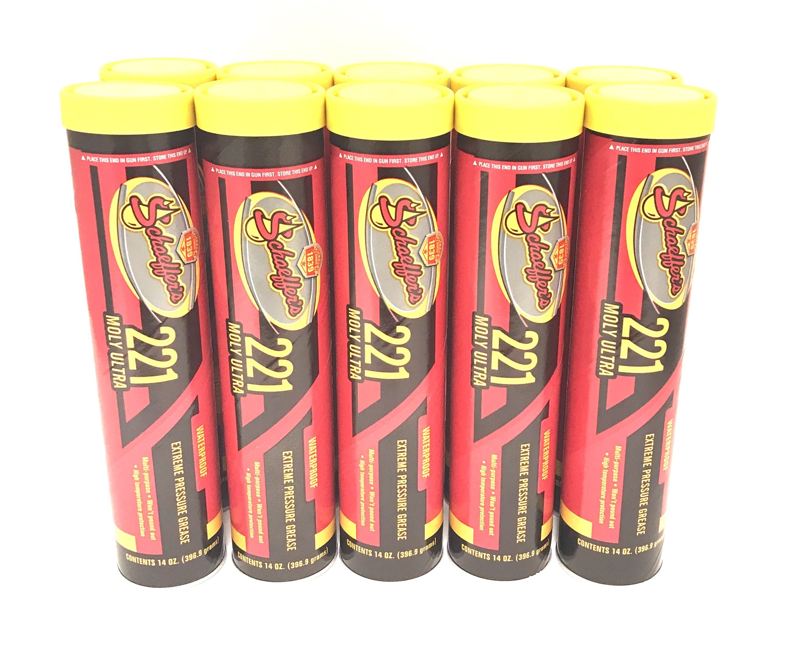 Schaeffer's 221-10 PACK Moly Ultra Extreme Pressure Grease NLGI #2, 14 ...