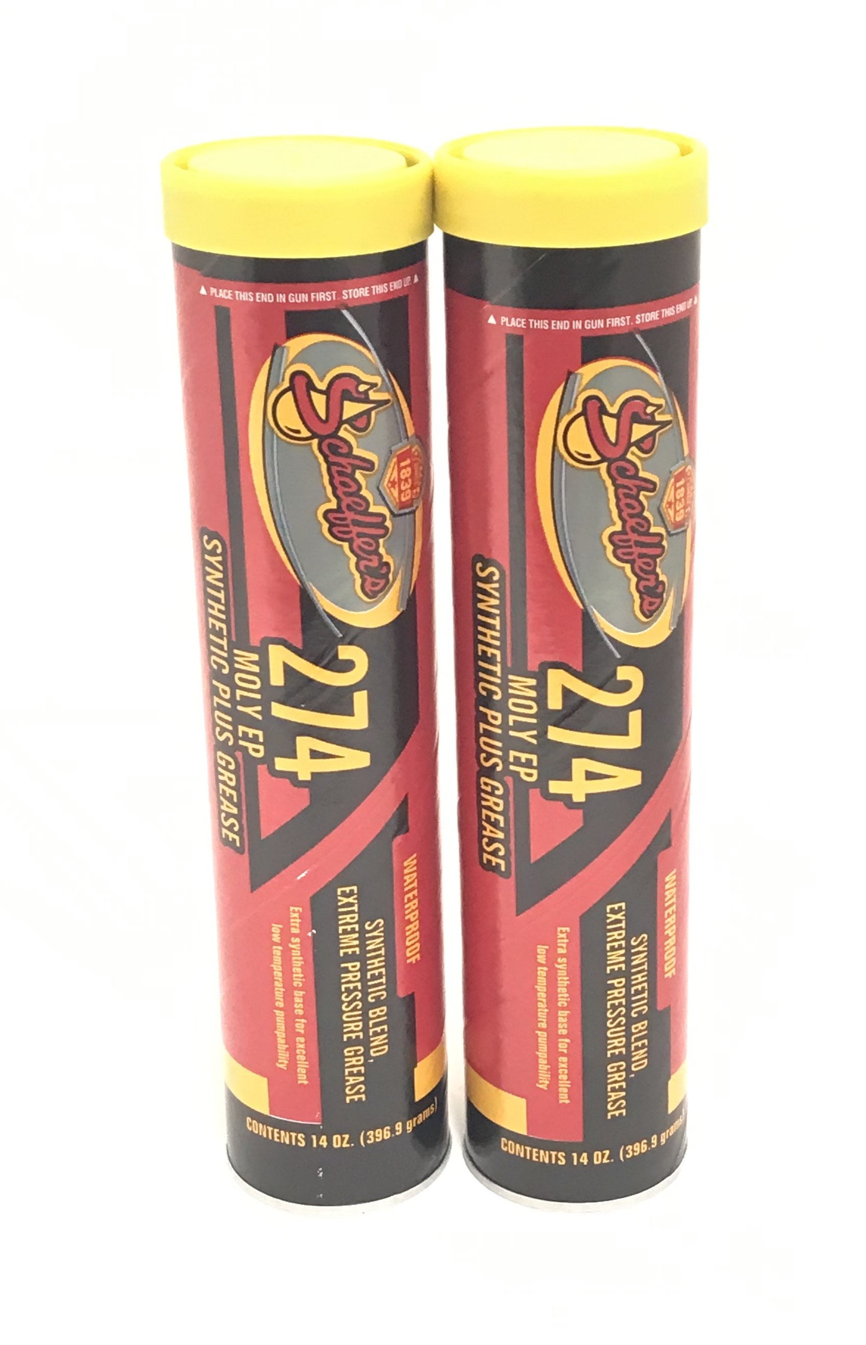 Schaeffer's 274-2 PACK Moly Extreme Pressure Synthetic Plus Waterproof ...