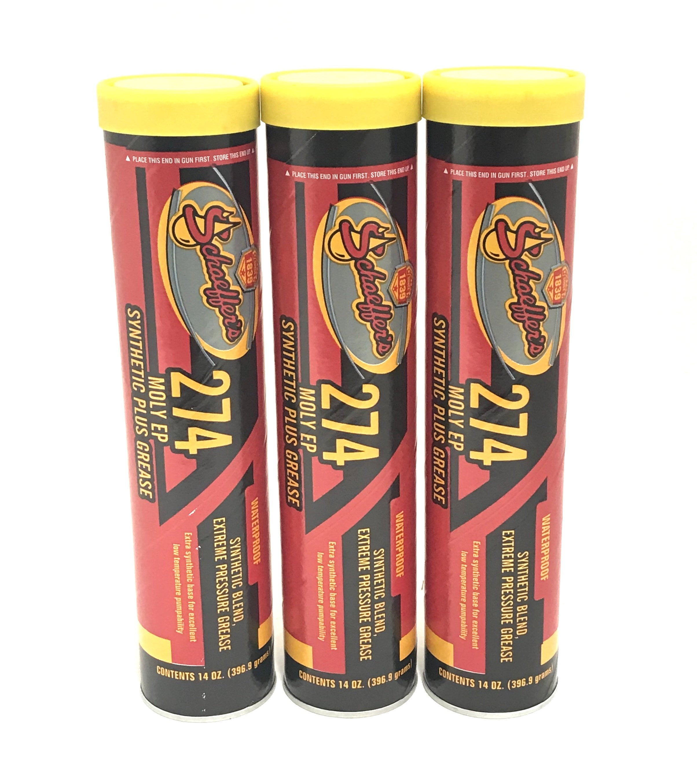 Schaeffer's 274-3 PACK Moly Extreme Pressure Synthetic Plus Waterproof ...