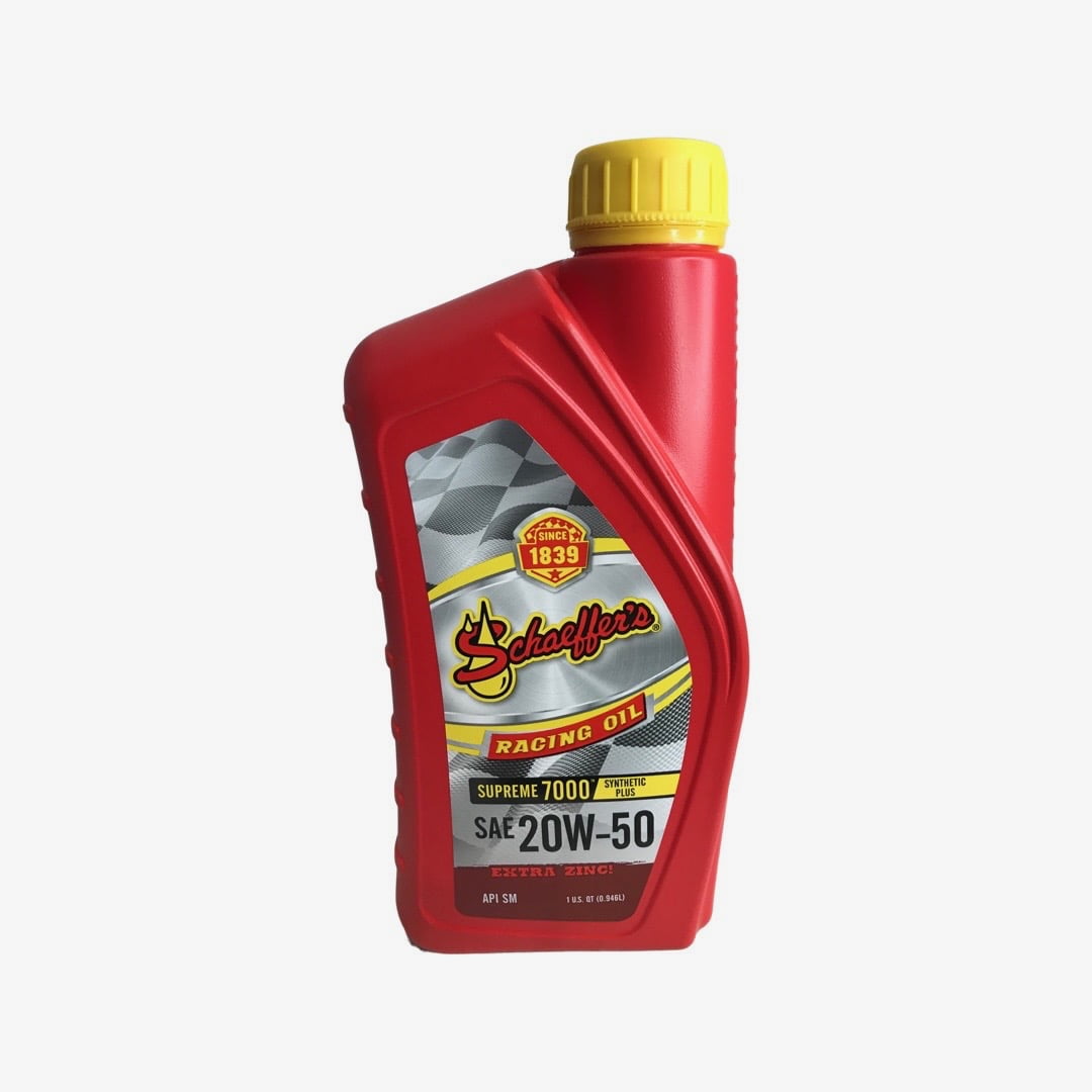 Schaeffer's 705 Supreme 7000™ Synthetic Plus Racing Oil 20W-50 - 1 qt ...