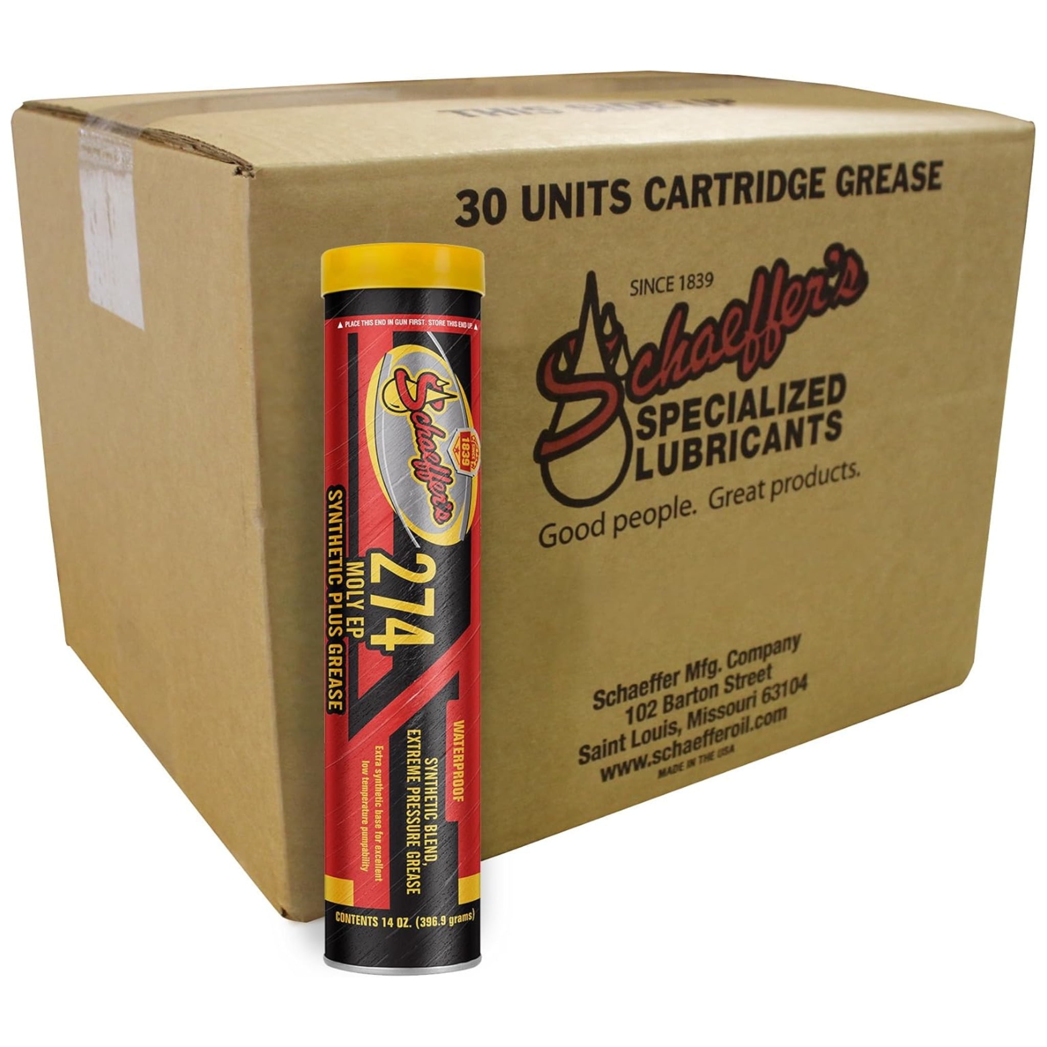 Schaeffer's 027400 Moly EP Synthetic Plus Grease NLGI #00 | (30) 14oz ...