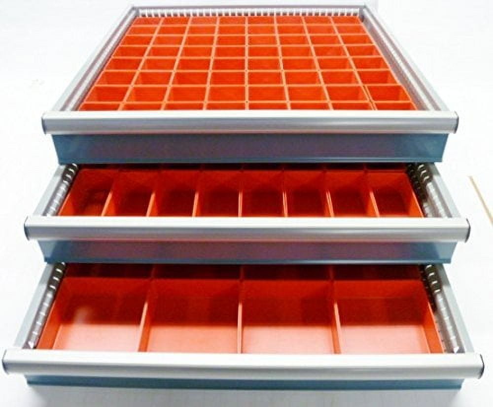 Schaller 112 Pc Red Plastic Box Assortment 2" Deep - Three (3) Sizes ...