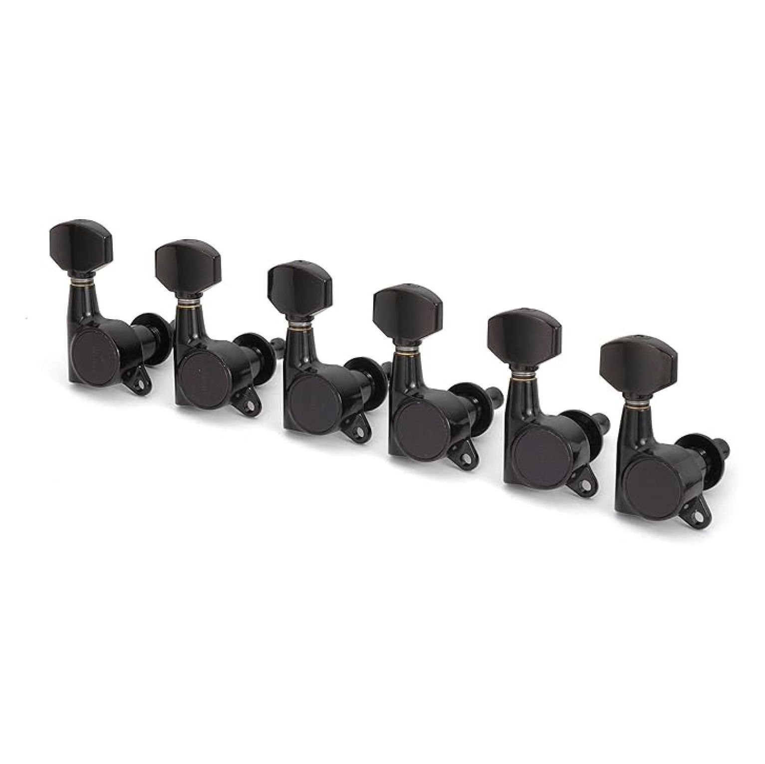 Schaller-Style Knob Tuning Machines, 6-in-Line, Black - Walmart.com