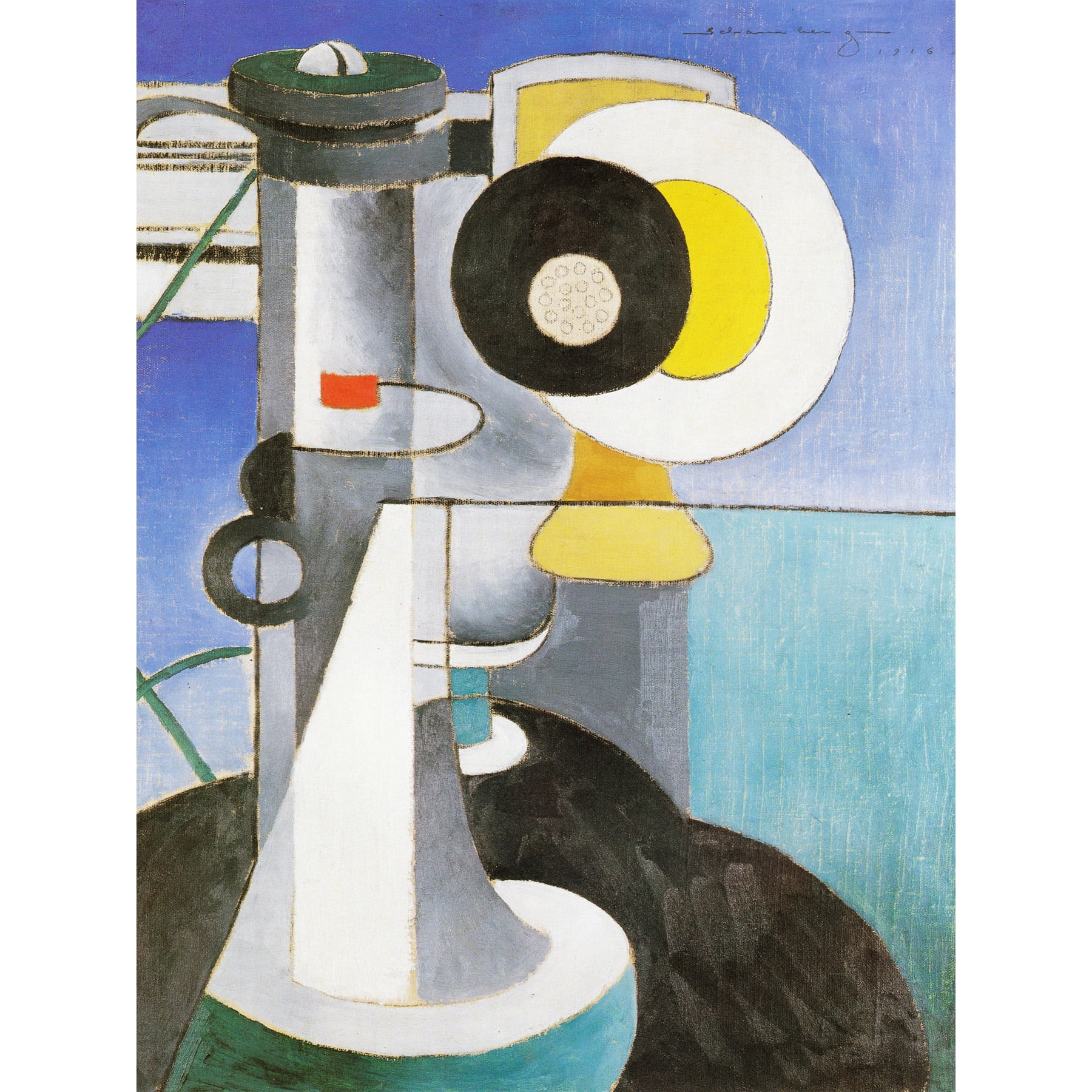 Schamberg Telephone Abstract Painting Extra Large Art Print Wall Mural ...