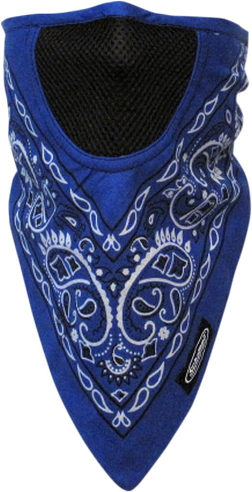 Schampa & Dirt Skins Facefit Facemask (One Size Fits Most, Paisley Blue ...