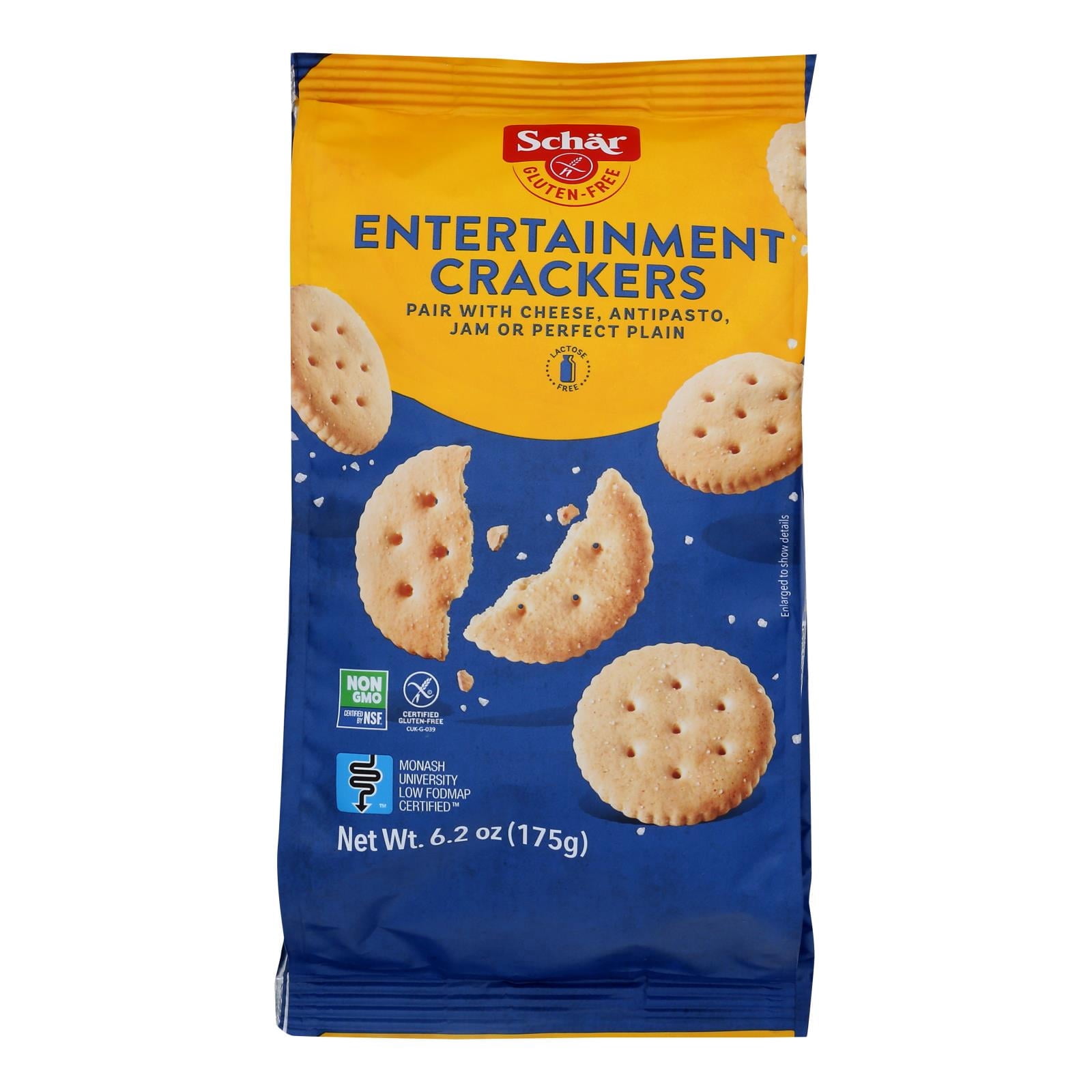 Schar Gluten-Free Entertainment Crackers with Sea Salt and Rosemary ...