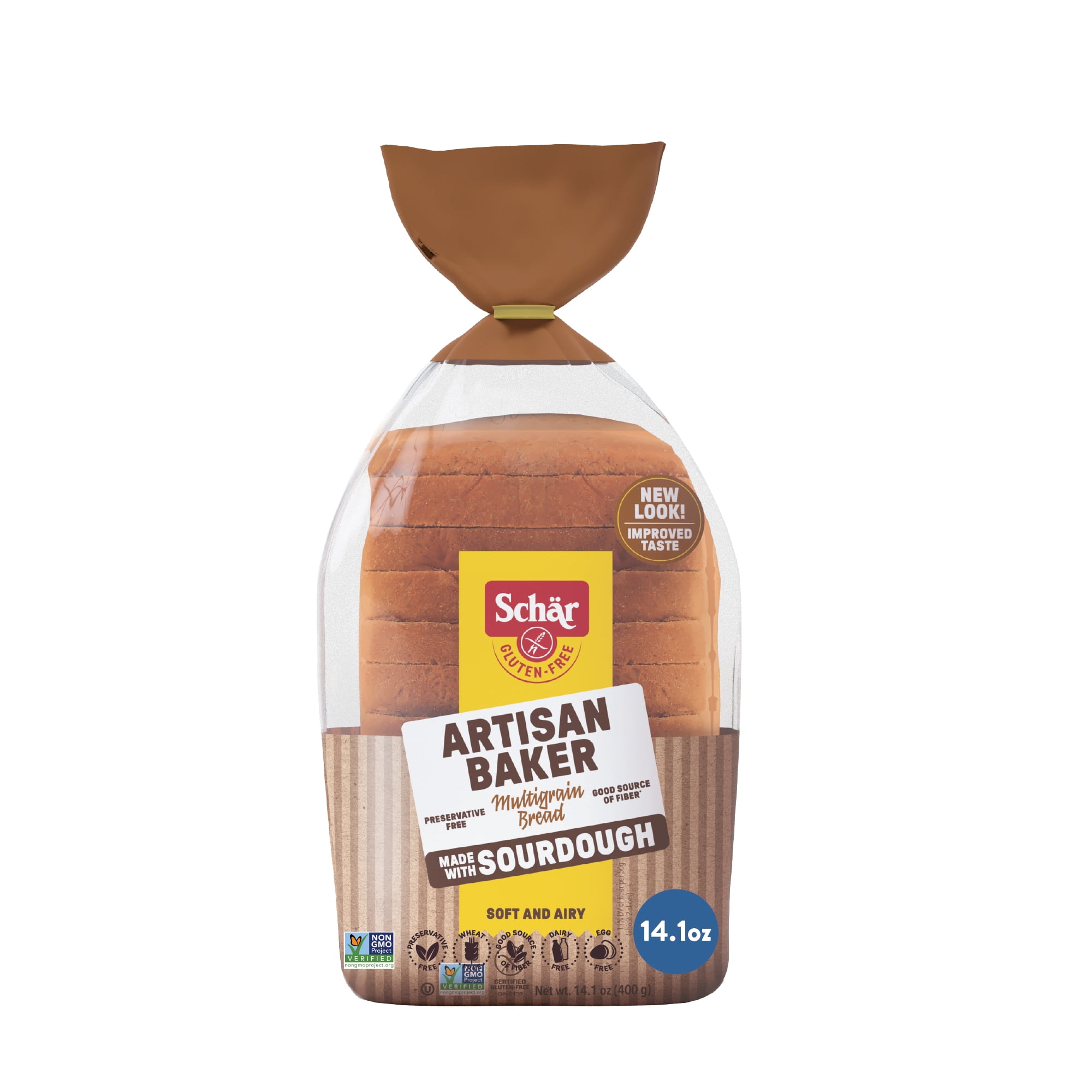 Schar Gluten Free Artisan Baker Multigrain Bread - Walmart.com