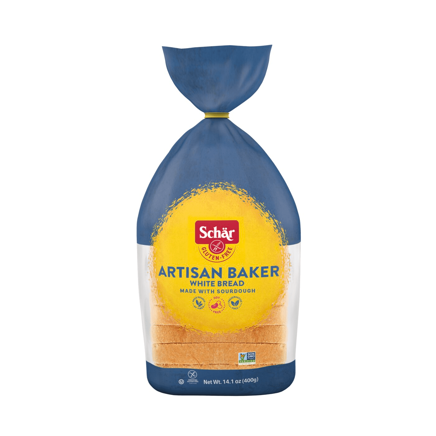 Schar Gluten Free Artisan Baker White Bread Loaf, 14.1oz - Healthy ...