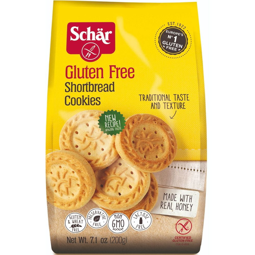 Schar Gluten Free Shortbread Cookies, 7 oz - Case of 12 - Walmart.com