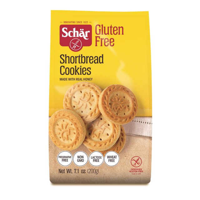 Schar Gluten Free Shortbread Cookies, Gluten Free Cookies, 7.1 Oz ...