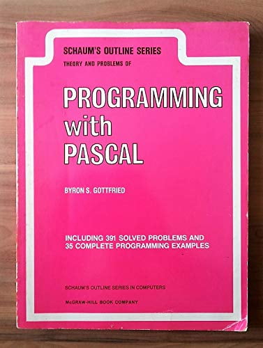 Pre-Owned Schaum's Outline of Theory and Problems of Programming with ...