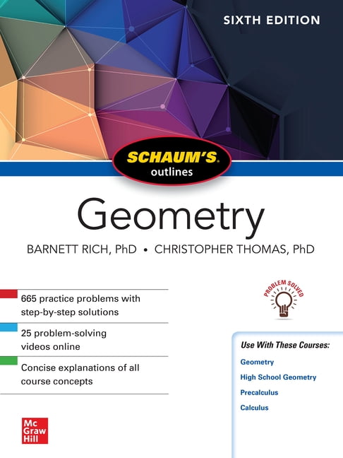 Schaum's Outlines Schaum's Outline of Geometry, (Paperback) - Walmart.com