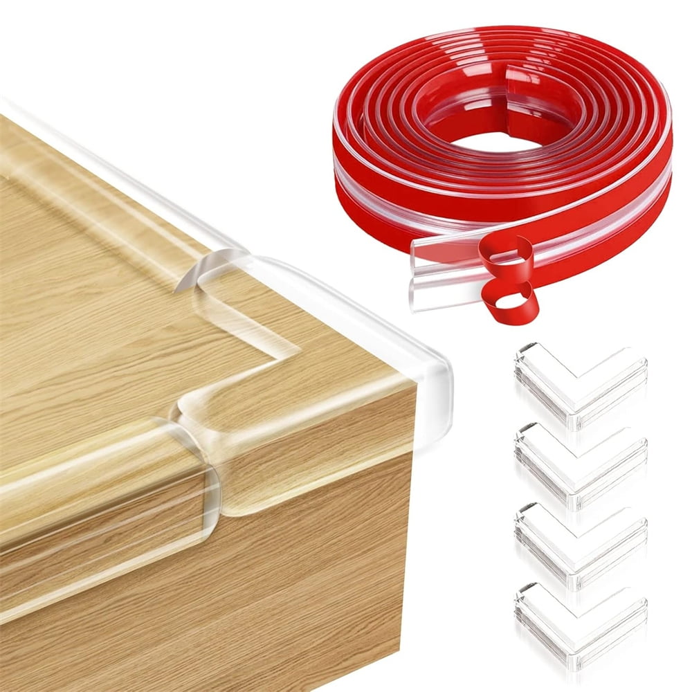 Scheam 1 Roll 6.6Ft Corner Protector,Come with 4 L Shaped Soft Corners ...
