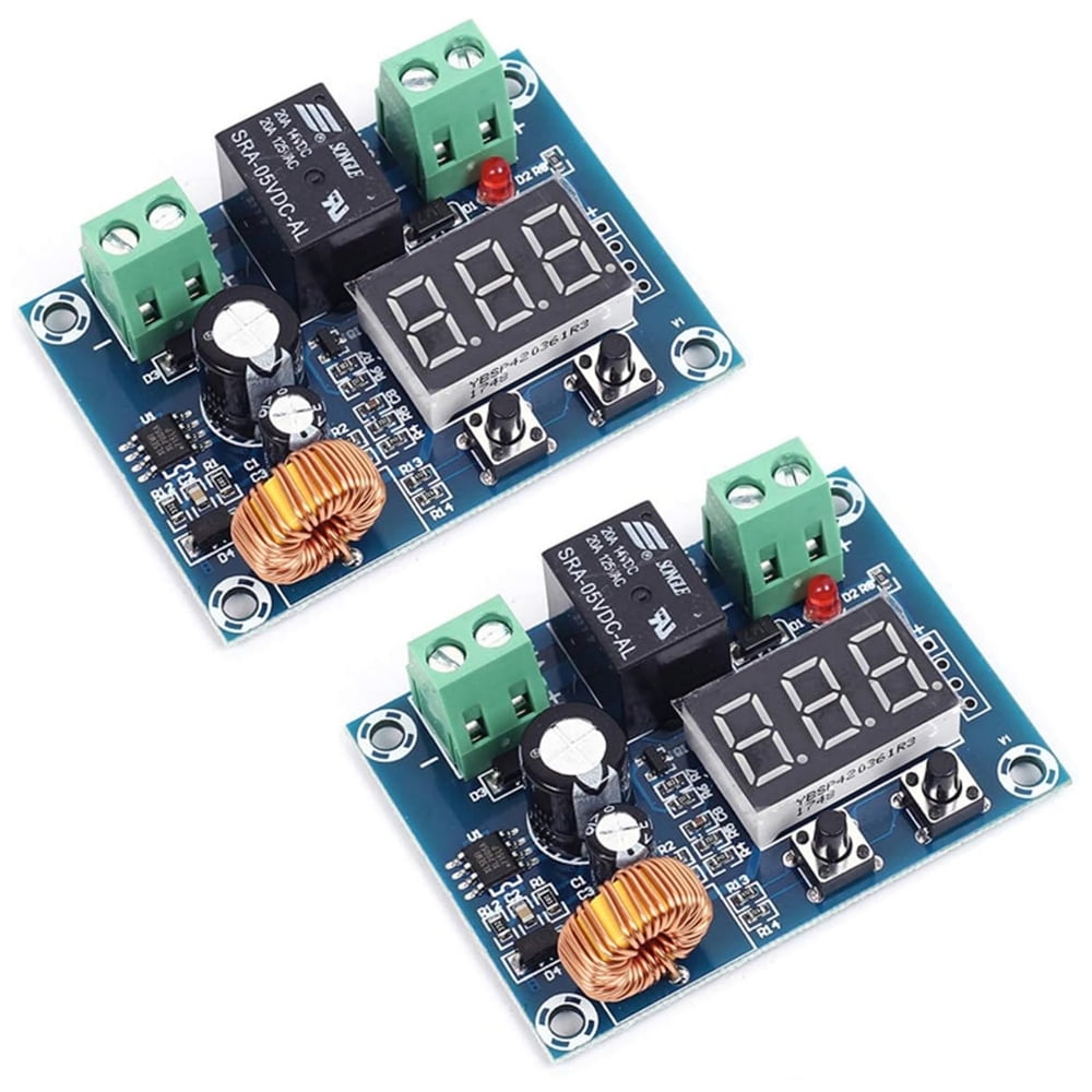 Scheam 2 Pack DC Voltage Protection Module,12-36V Low Voltage Digital ...