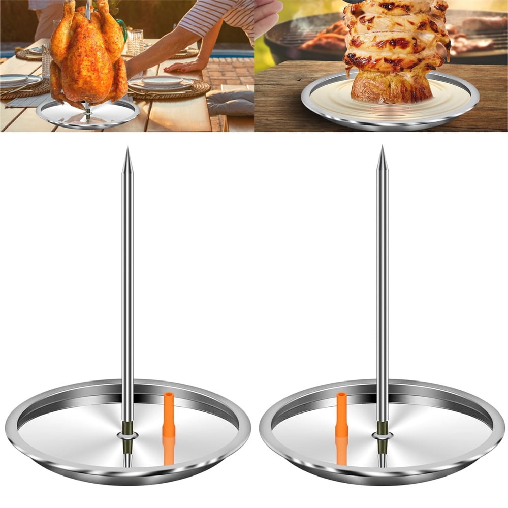 Scheam 2 Pack Detachable Roasting Rack,Stainless Steel Chicken Stand ...