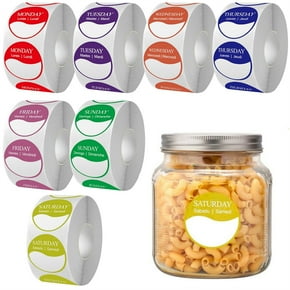 Day Dots Food Labels