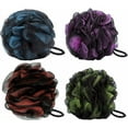 Scheam 4 Pack Bath Shower Sponge ,Mesh Bath Loofahs Body Scrubber Brush ...