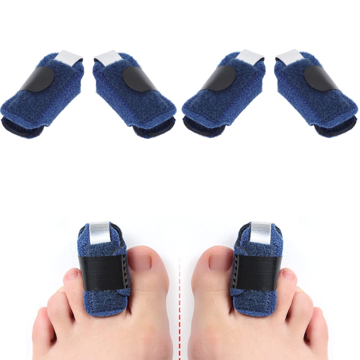 Scheam 4 Pieces Toe Straightener, Toe Corrector Claw Hammer Toe ...