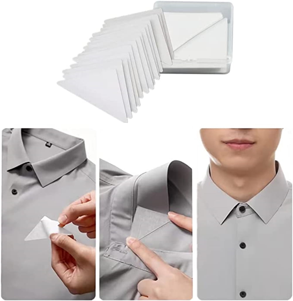 Scheam 50Pcs Collar Stays for Polo Shirts, No Curl Collar Polo Shirt ...