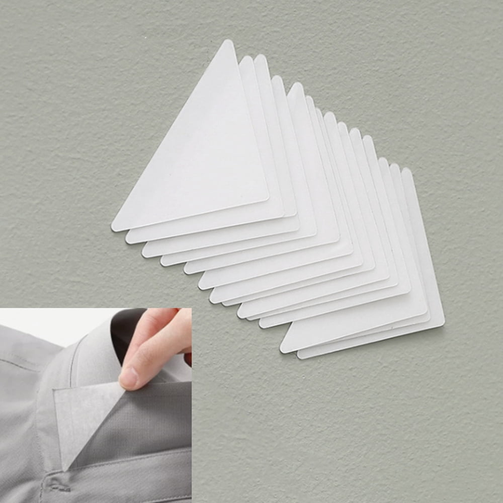 Scheam 50Pcs No Curl Collar Stays Polo Shirt Collar Stays Collar Anti ...