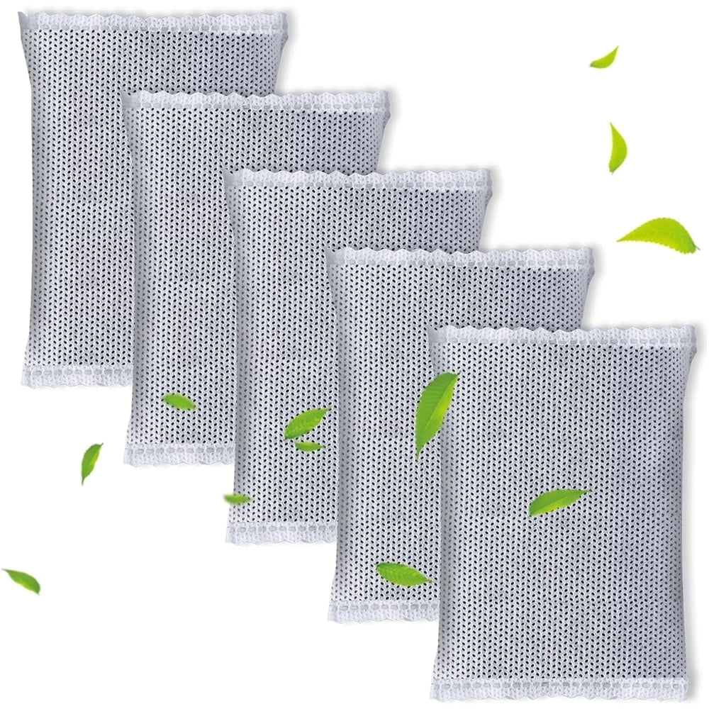 Scheam Activated Charcoal Odor Absorber Bag, Diaper Pail Deodorizer ...