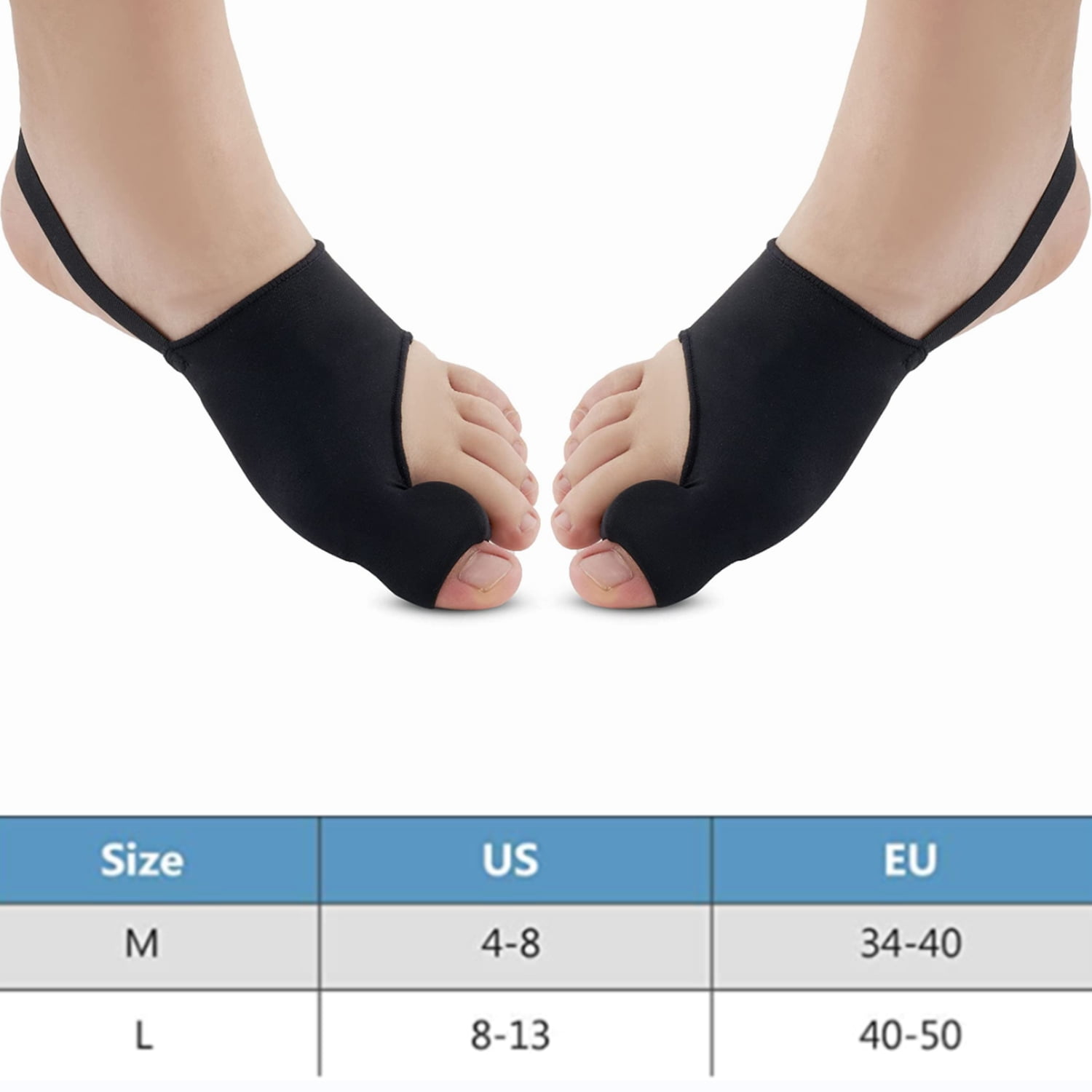 Scheam Bunion Corrector and Bunion Relief Sleeve - 2-Pack Gel Pads ...