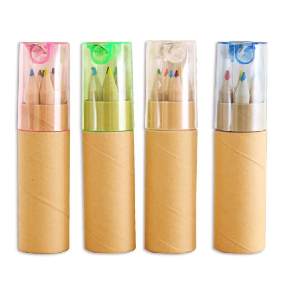 Scheam Colored Graffiti Pencil Set,4 Pack Portable Art Pencils in Tube ...