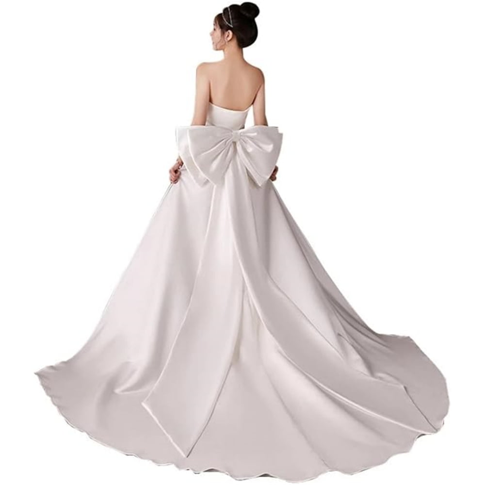 Scheam Large Detachable Bow Train for Wedding Dress,Elegant Removable ...