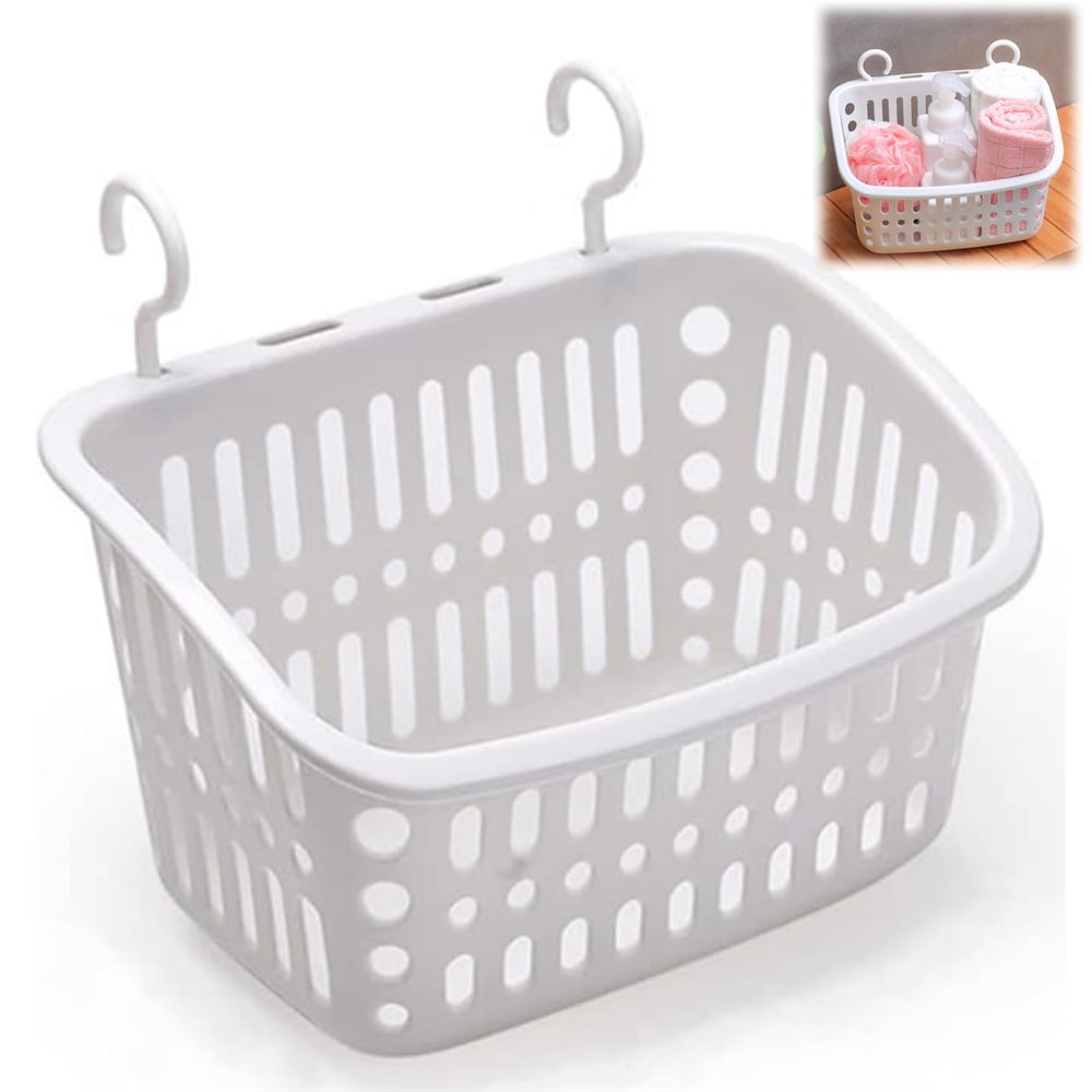 Scheam Plastic Storage Basket,1 Pcs Large Hanging Shower Basket ...