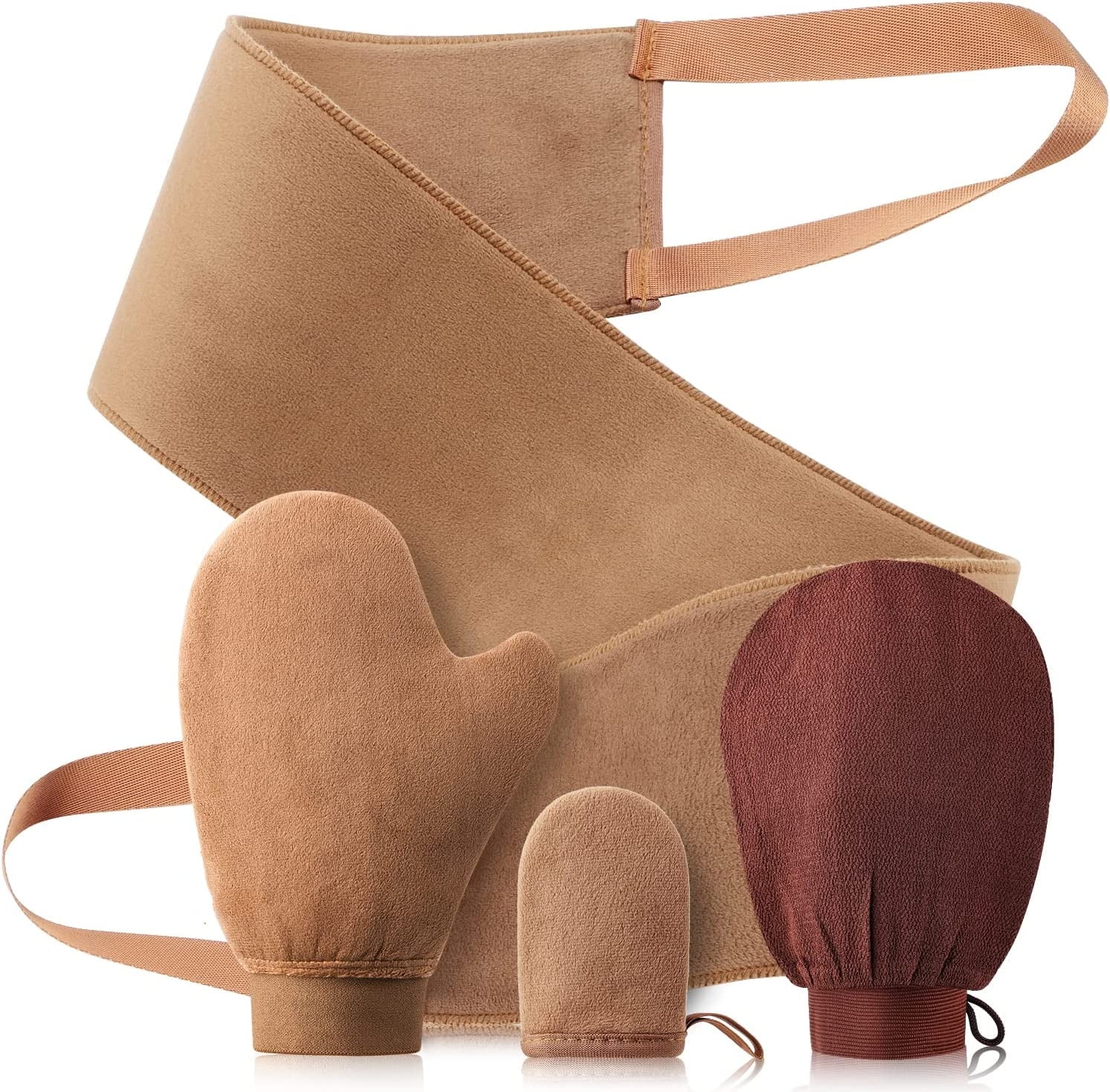 Scheam Self Tanning Mitt Set-Fake Tan Mitt Set with Self Tan Mitt,Mini ...