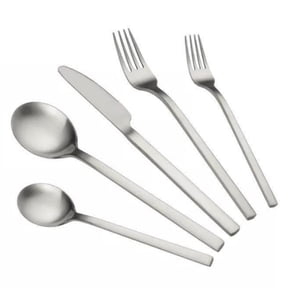 Better Homes & Gardens River 16-Piece Black Stainless Steel Flatware ...