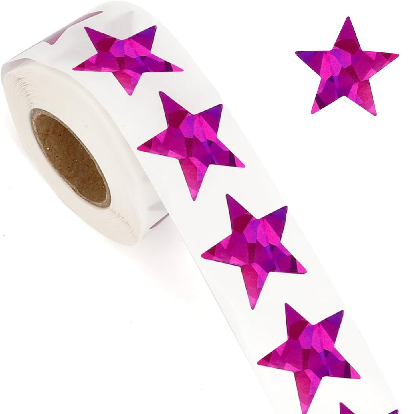 Scheam Sparkly Foil Star Stickers for Reward Metallic Glitter Sticker ...