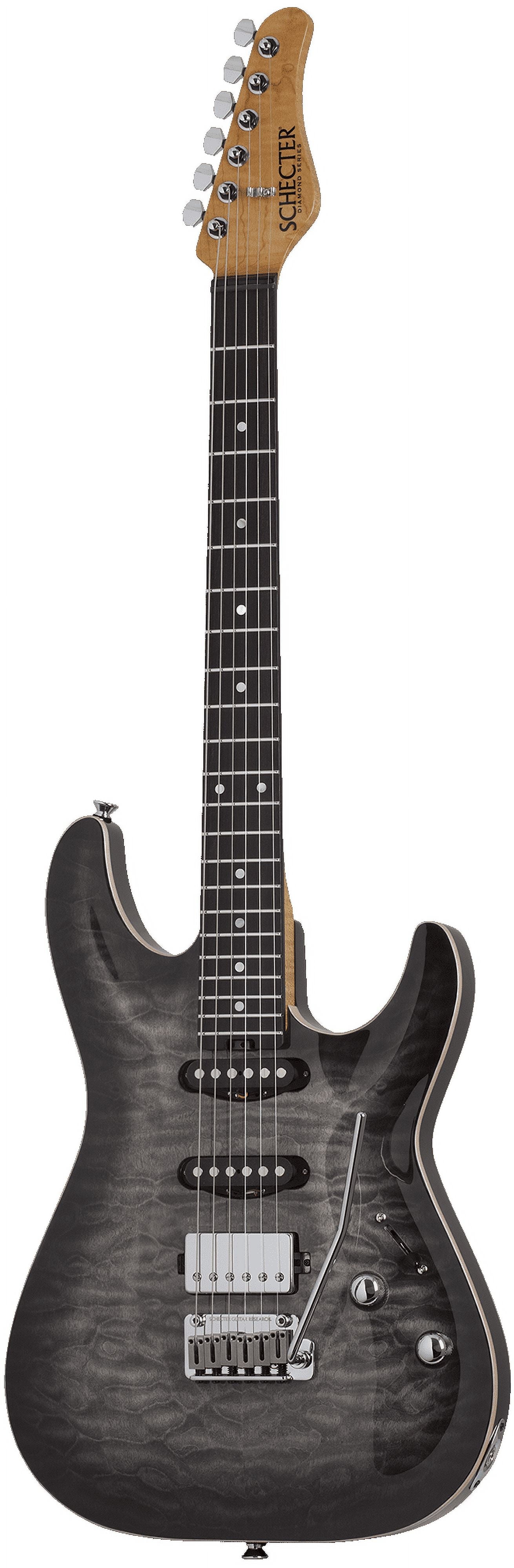 Schecter California Classic Solidbody Electric Guitar - Charcoal Burst ...