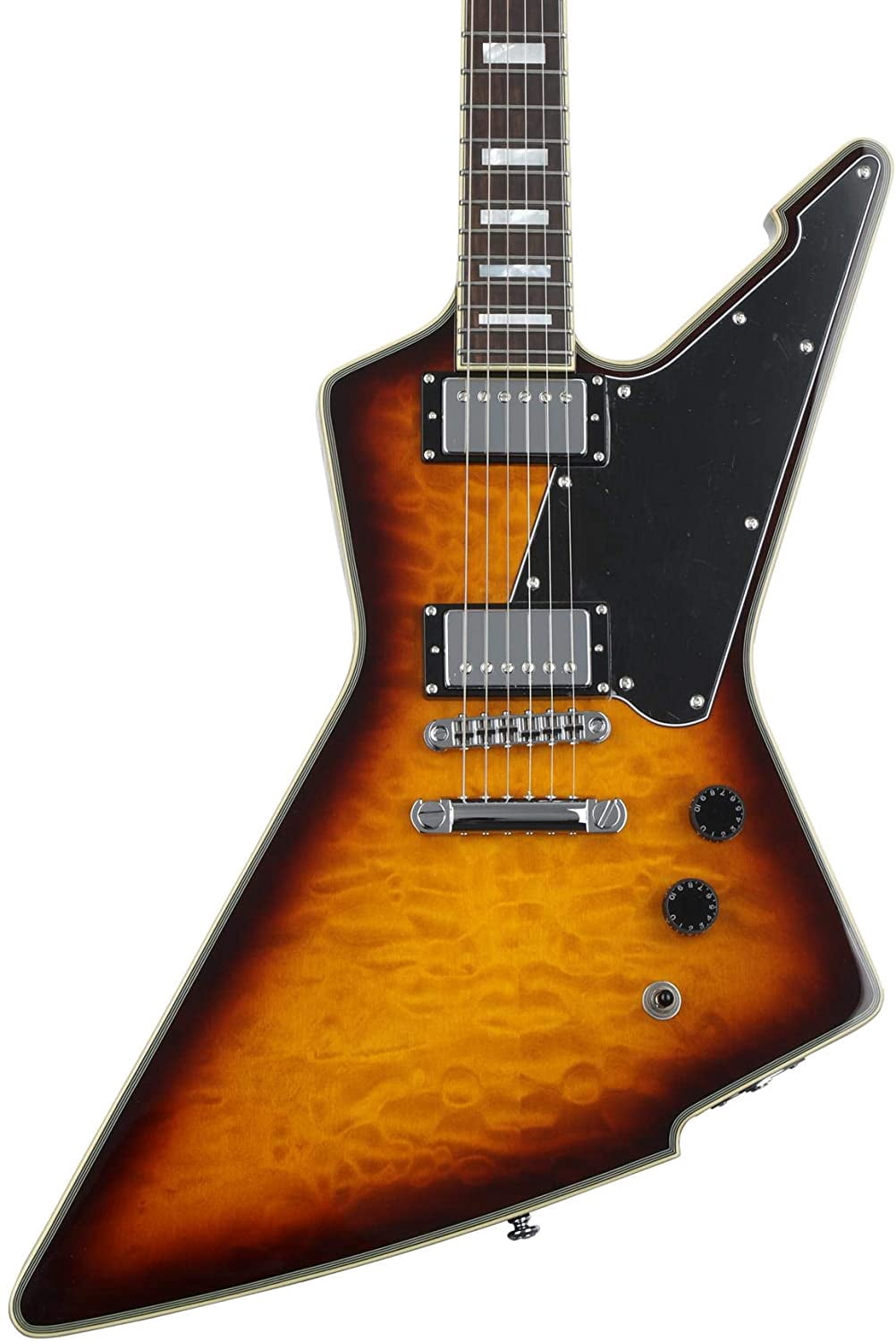 Schecter E-1 Custom Electric Guitar | Vintage Sunburst - Walmart.com