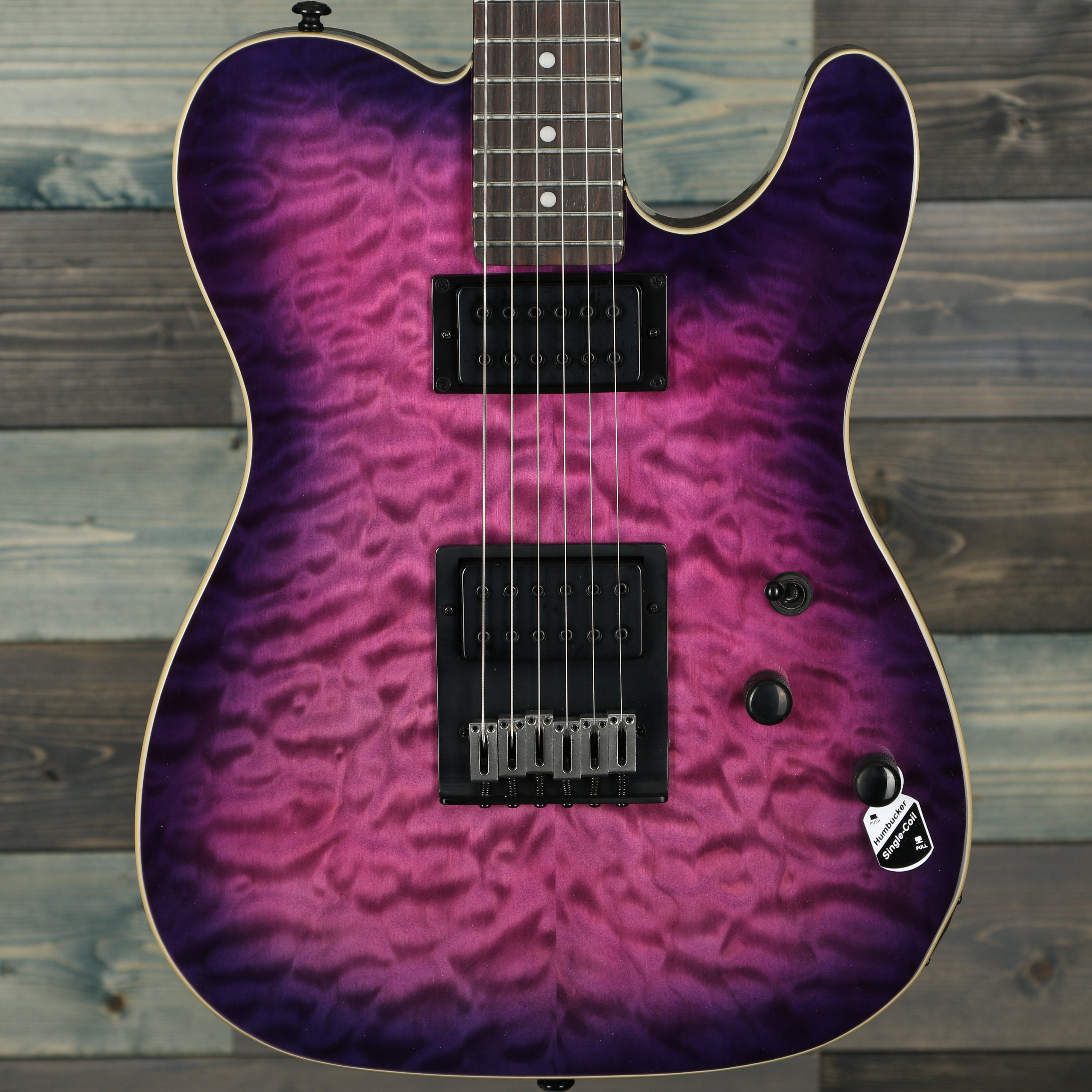 Schecter PT Pro Electric Guitar - Transparent Purple Burst - Walmart.com