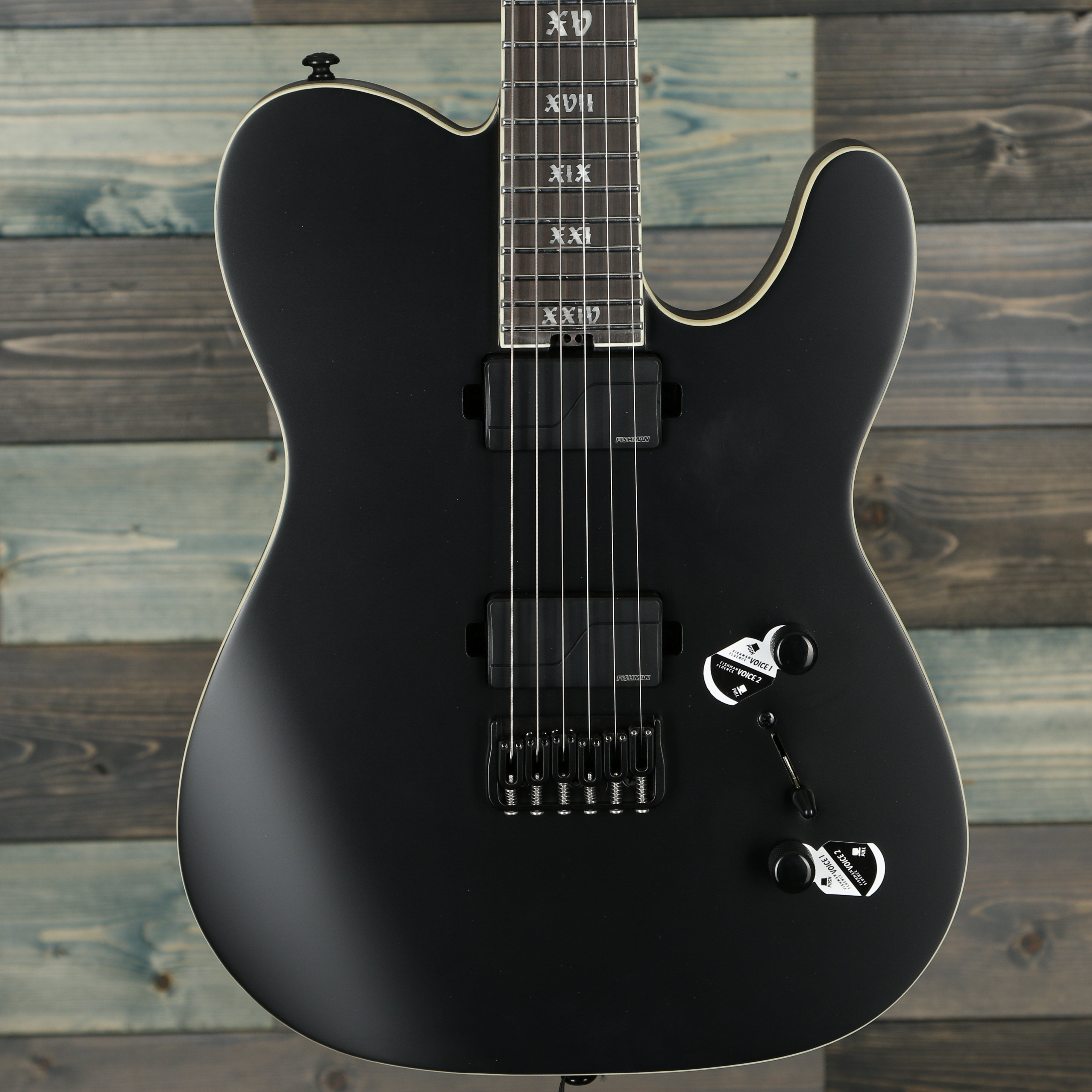 Schecter PT SLS Elite Evil Twin - Satin Black - Walmart.com