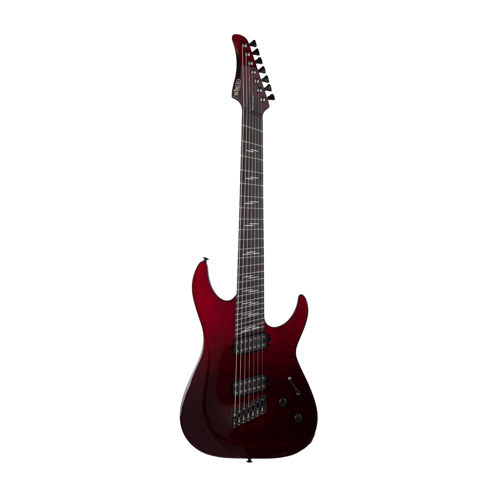 Schecter Reaper-7 Elite Multiscale 7-String Electric Guitar (R-H, Blood ...