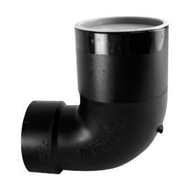 Schedule 40 4 Hub x 3 in. Dia. Spigot ABS Elbow - Walmart.com