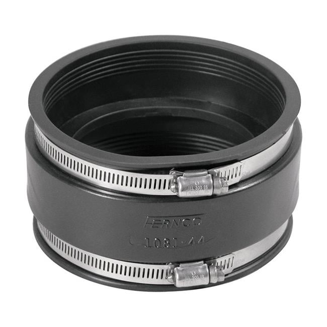 Schedule 40 4 in. Hub x 4 in. Dia. Flexible PVC for Drain Flexible ...