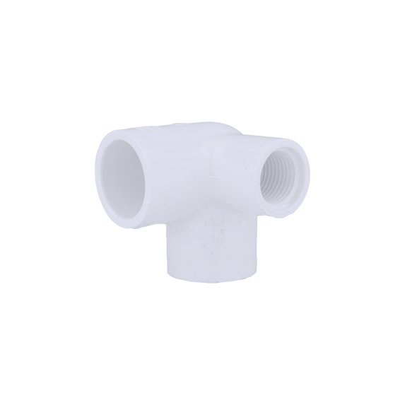 Schedule 40 PVC Elbow with Side Inlet (Slip x Slip x Female) - Single ...