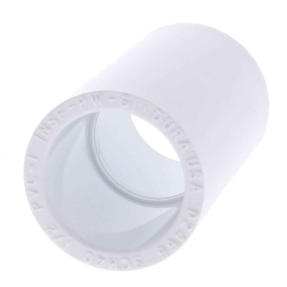 Schedule 40 PVC Slip Coupling-Size:1/2 inch-100 pack - Walmart.com