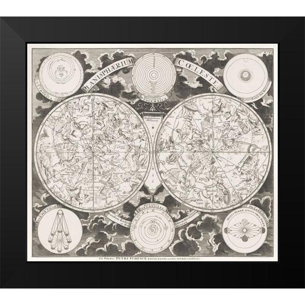 Schenk, Pieter 22x20 Black Modern Framed Museum Art Print Titled - Sky ...