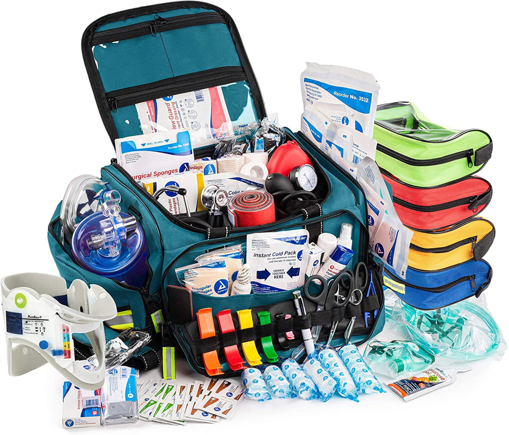 Scherber First Responder Bag | Fully-Stocked Professional Advanced EMT/EMS Trauma Kit - Walmart.com