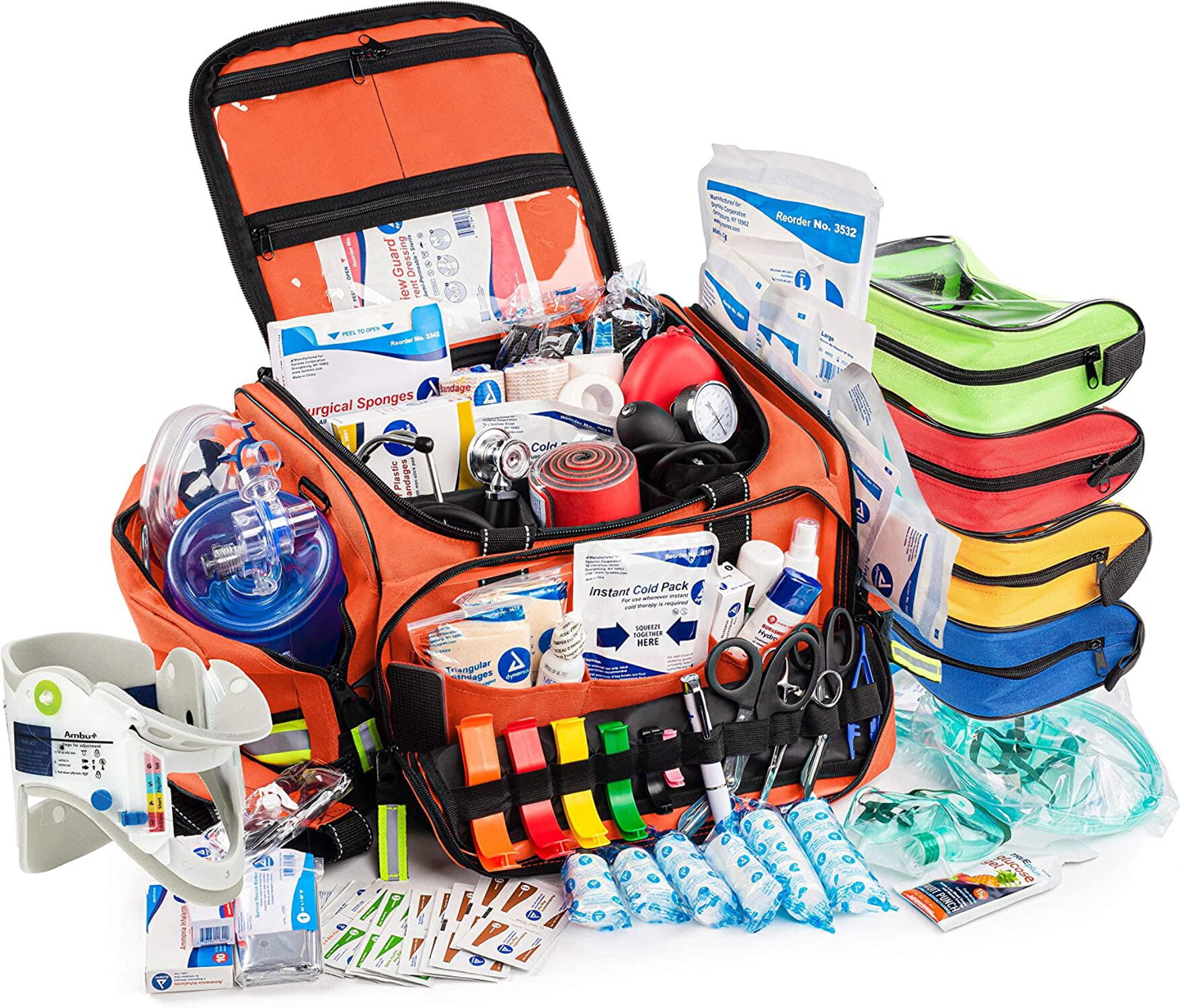 Scherber First Responder Bag | Fully-Stocked Professional Advanced EMT ...