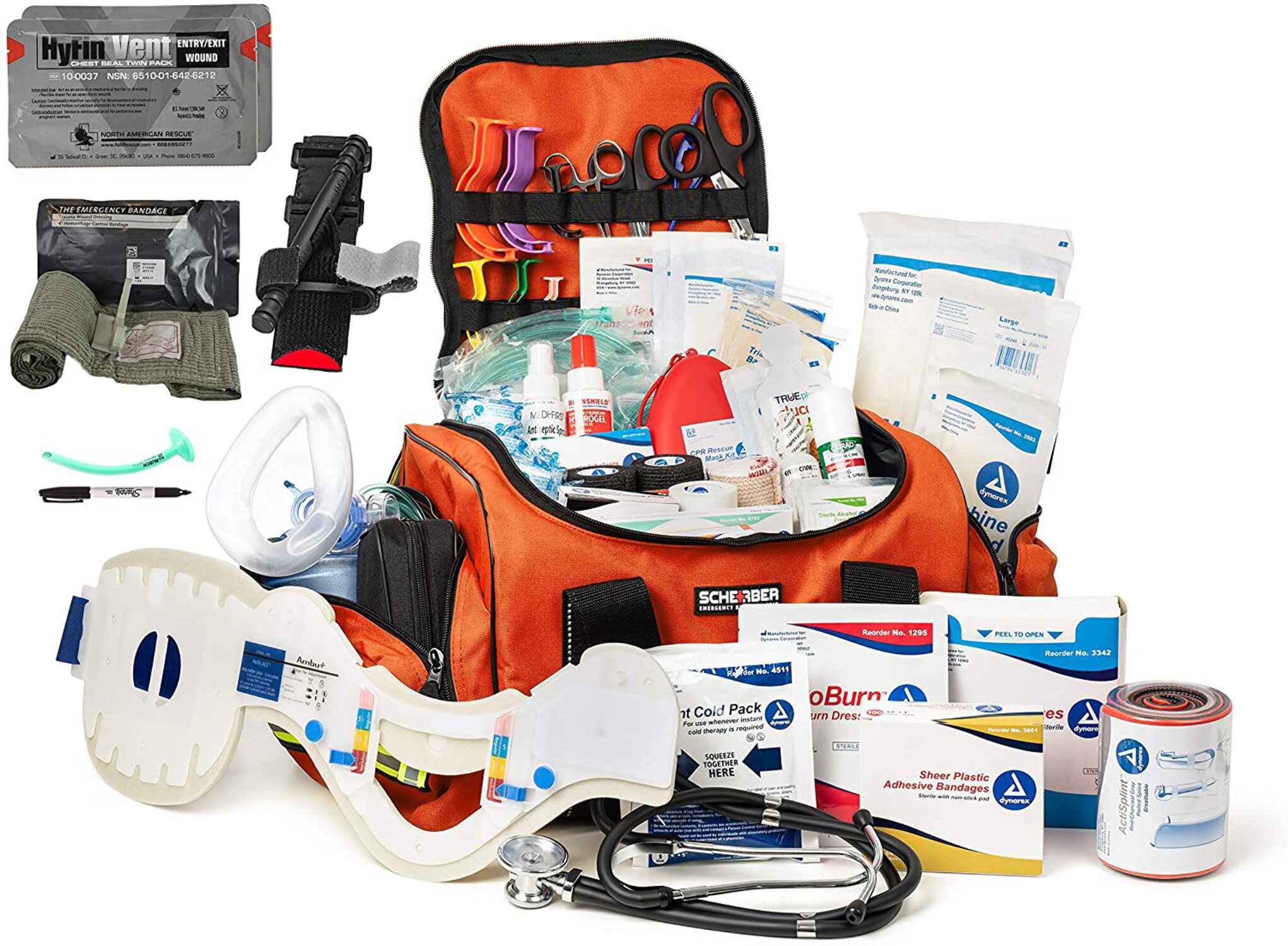 Scherber Fully-Stocked Premium First Responder Bag | Large Professional ...