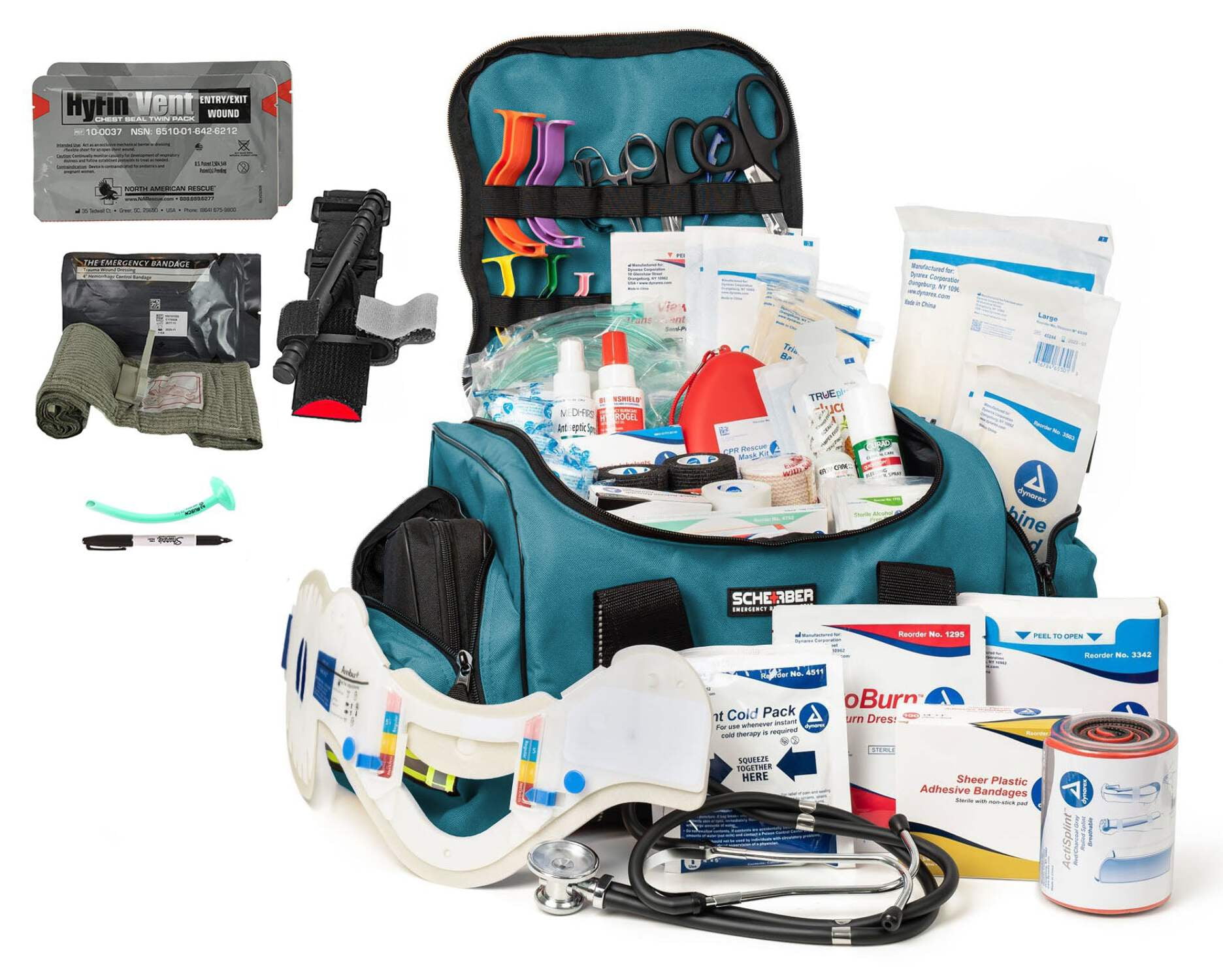 Scherber Intermediate First Responder Trauma Kit W/Bleeding Control ...