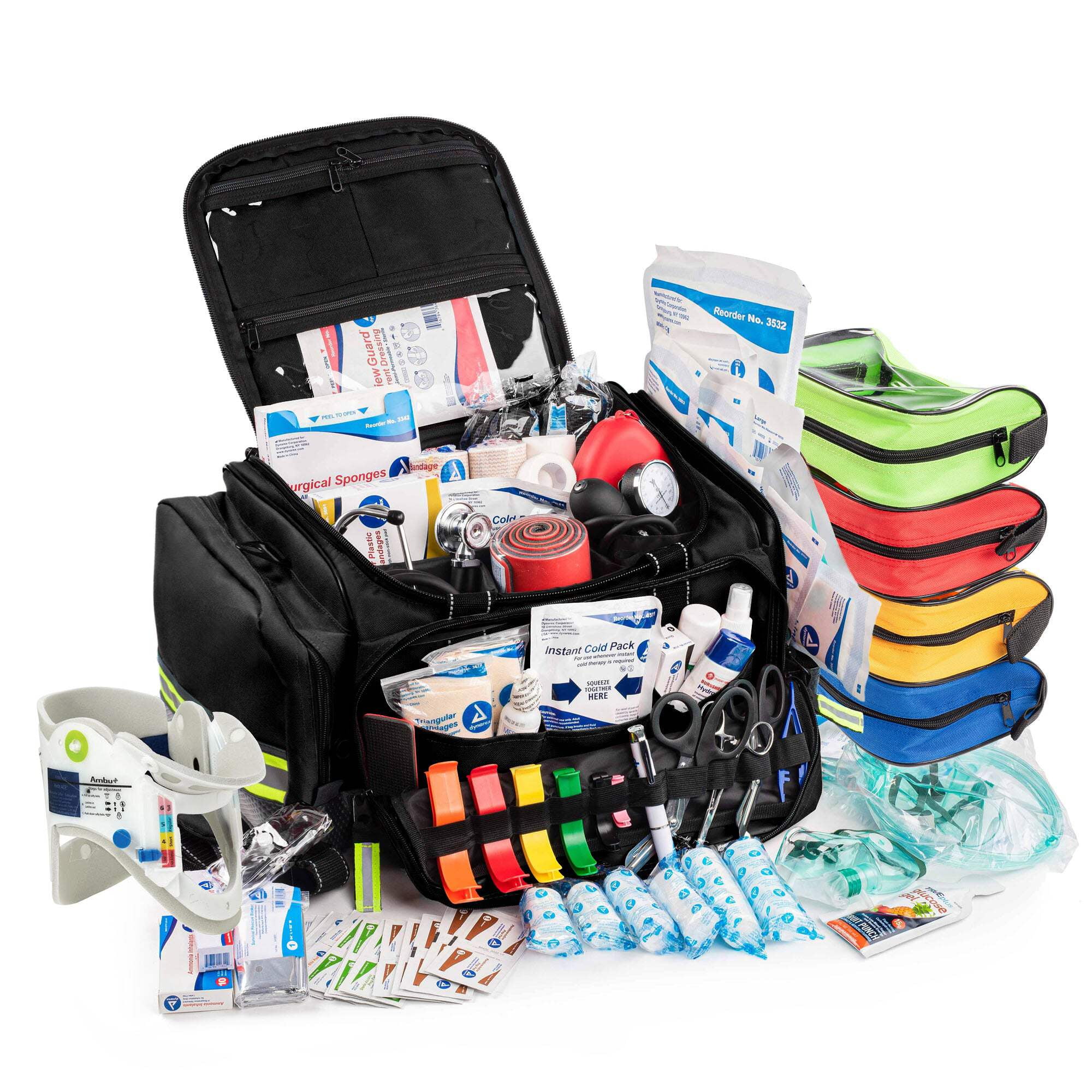 Scherber Premium First Responder Trauma Kit - Fully Stocked HSA/FSA ...