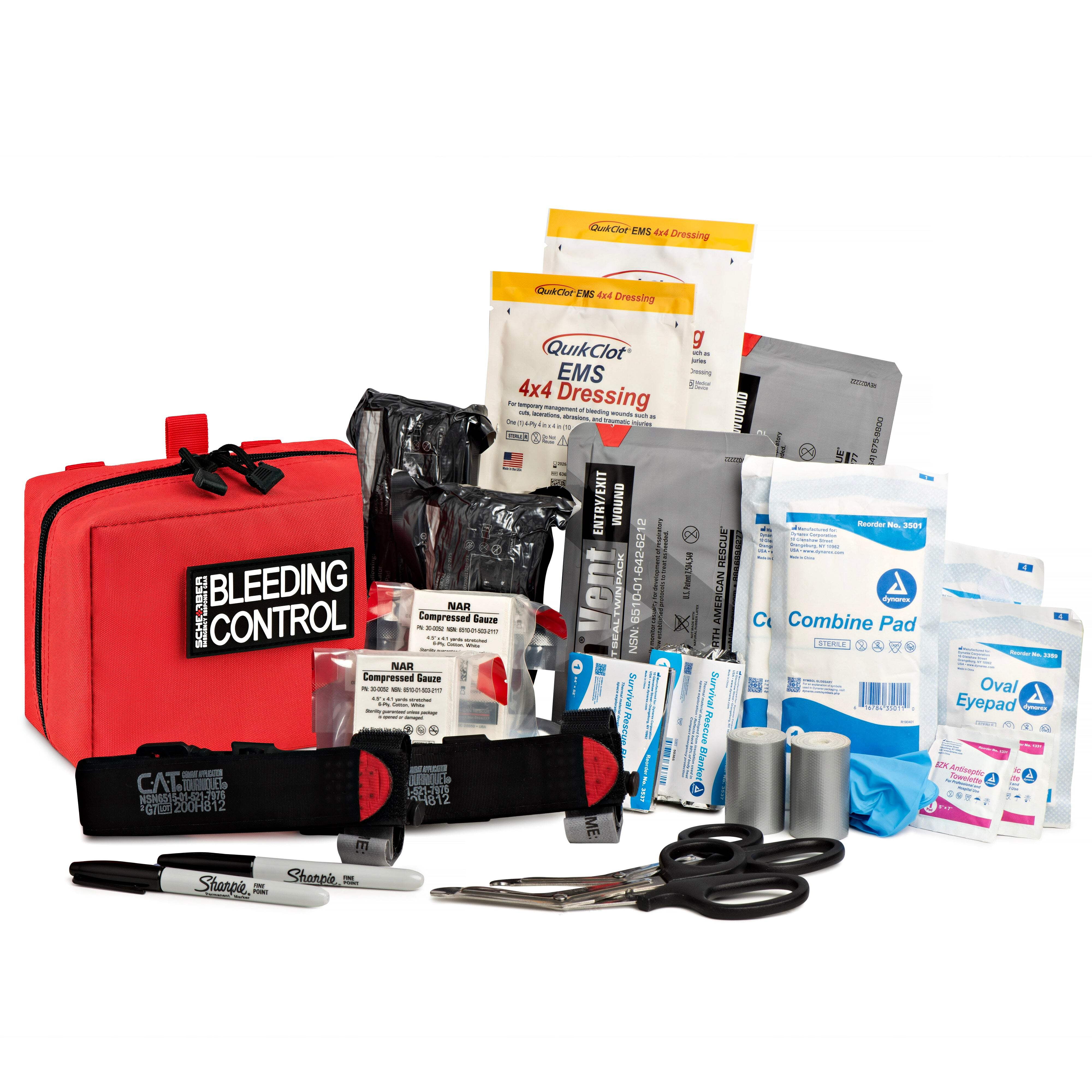Scherber Public Access Bleeding Control Kit | Trauma Equipment, First ...